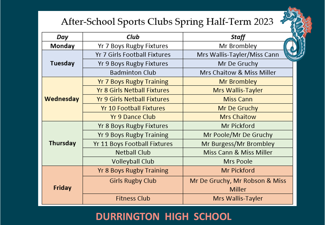 DHS Fortnightly update – 10th February 2023 - Durrington High School