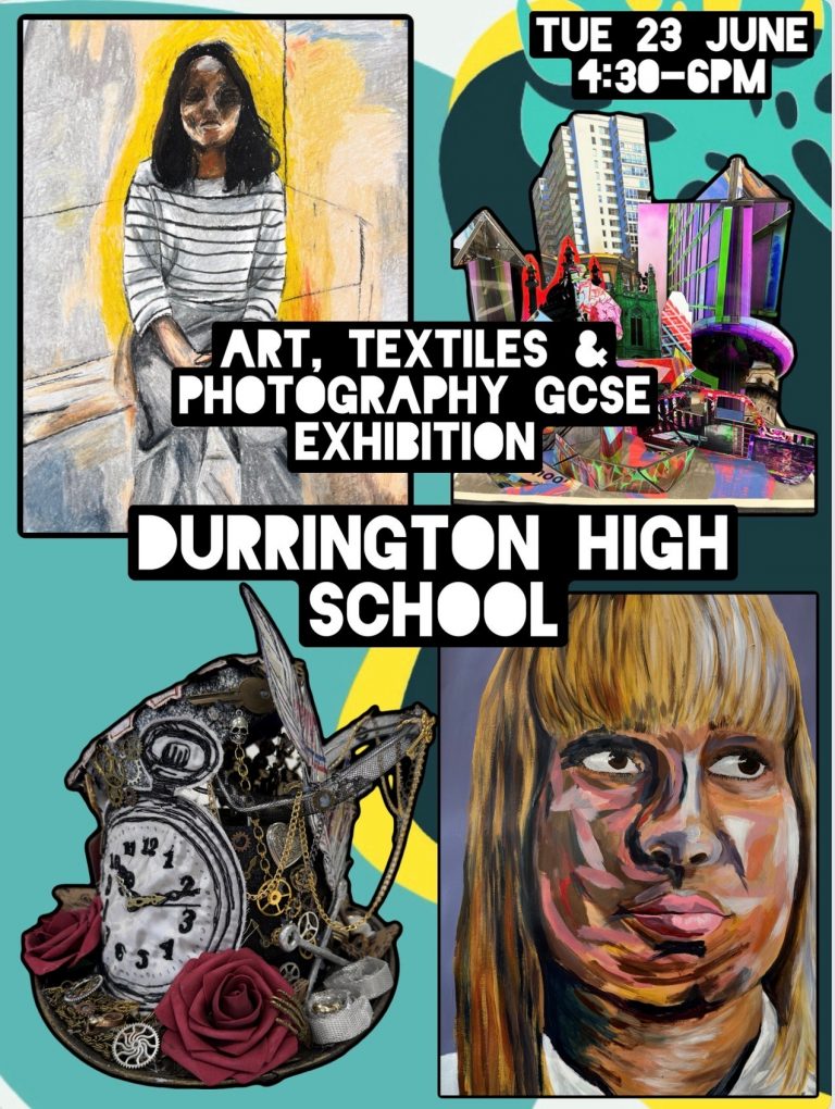 Art, Textiles & Photography GCSE Exhibition - Durrington High School